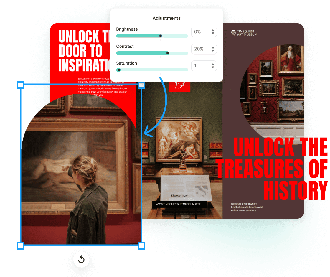 Free Online Brochure Maker - Create a Brochure | Kittl