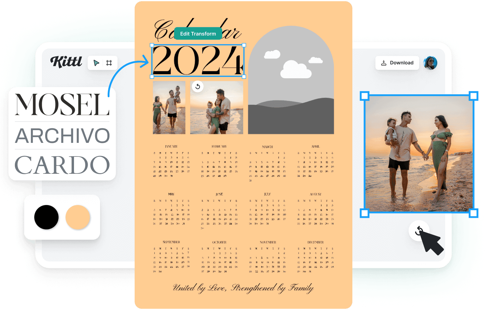 Free Calendar Maker - Create Custom Calendars | Kittl