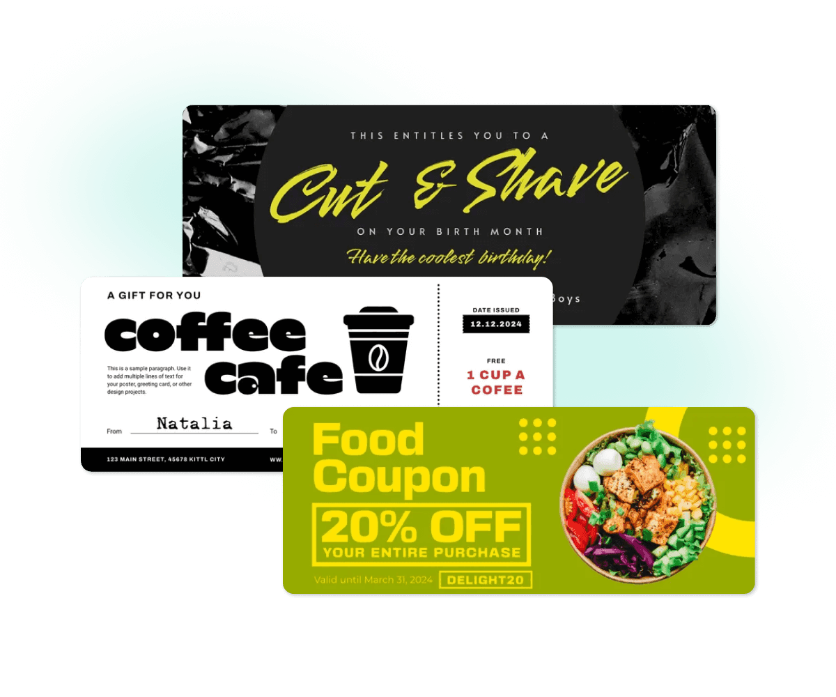 Free Online Gift Certificate Maker | Kittl