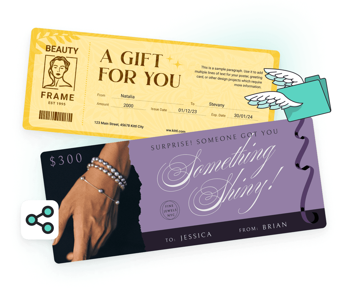 Free Online Gift Certificate Maker | Kittl