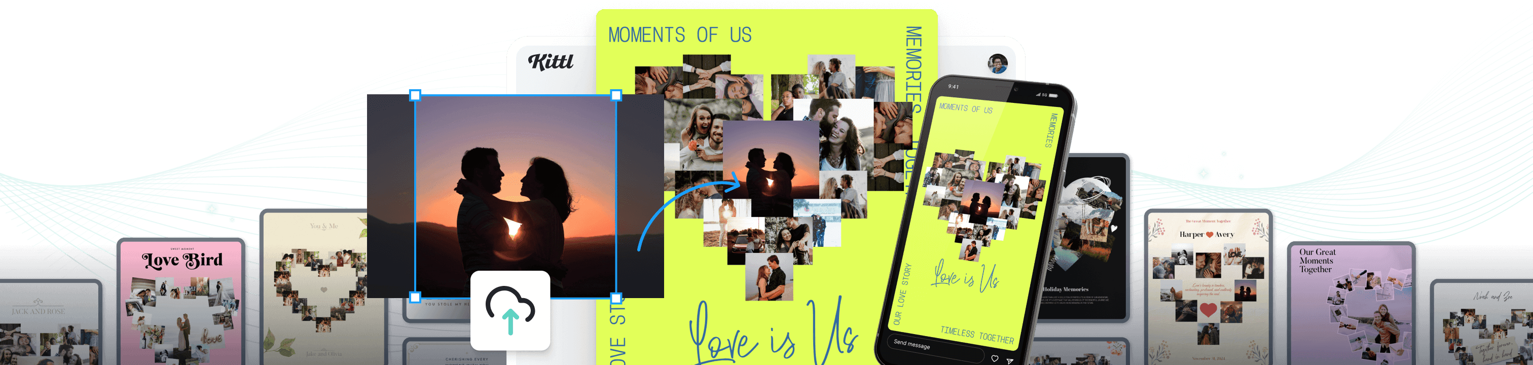 Free Heart Collage Maker: Design Heart-Shaped Photo Collages
