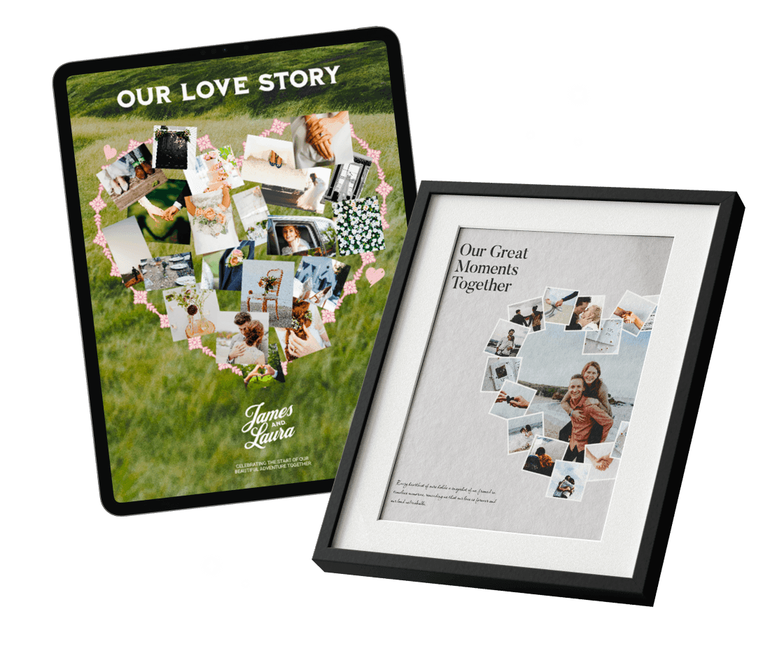 Free Heart Collage Maker: Design Heart-Shaped Photo Collages