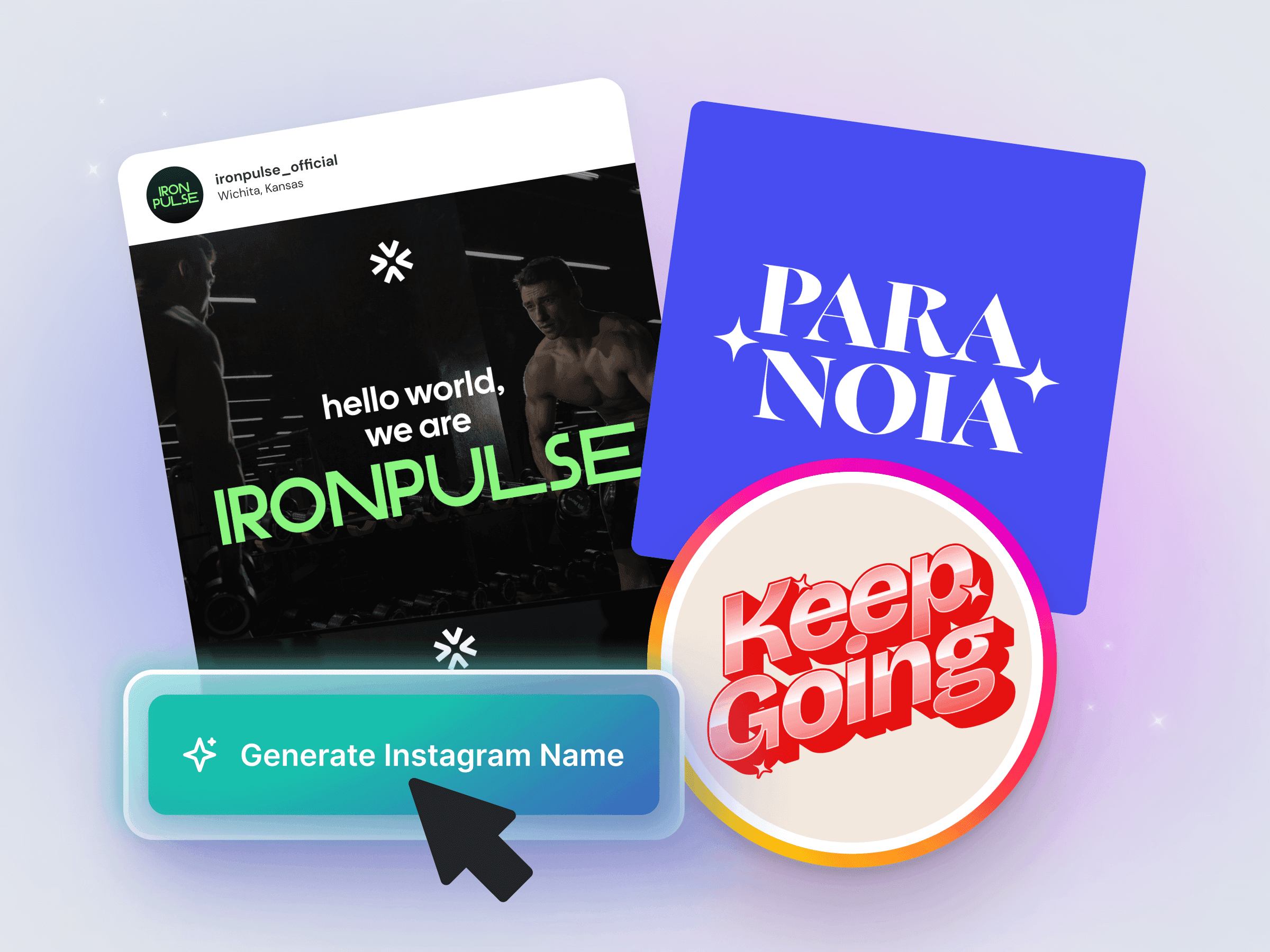 Free AI Instagram Name Generator | Kittl