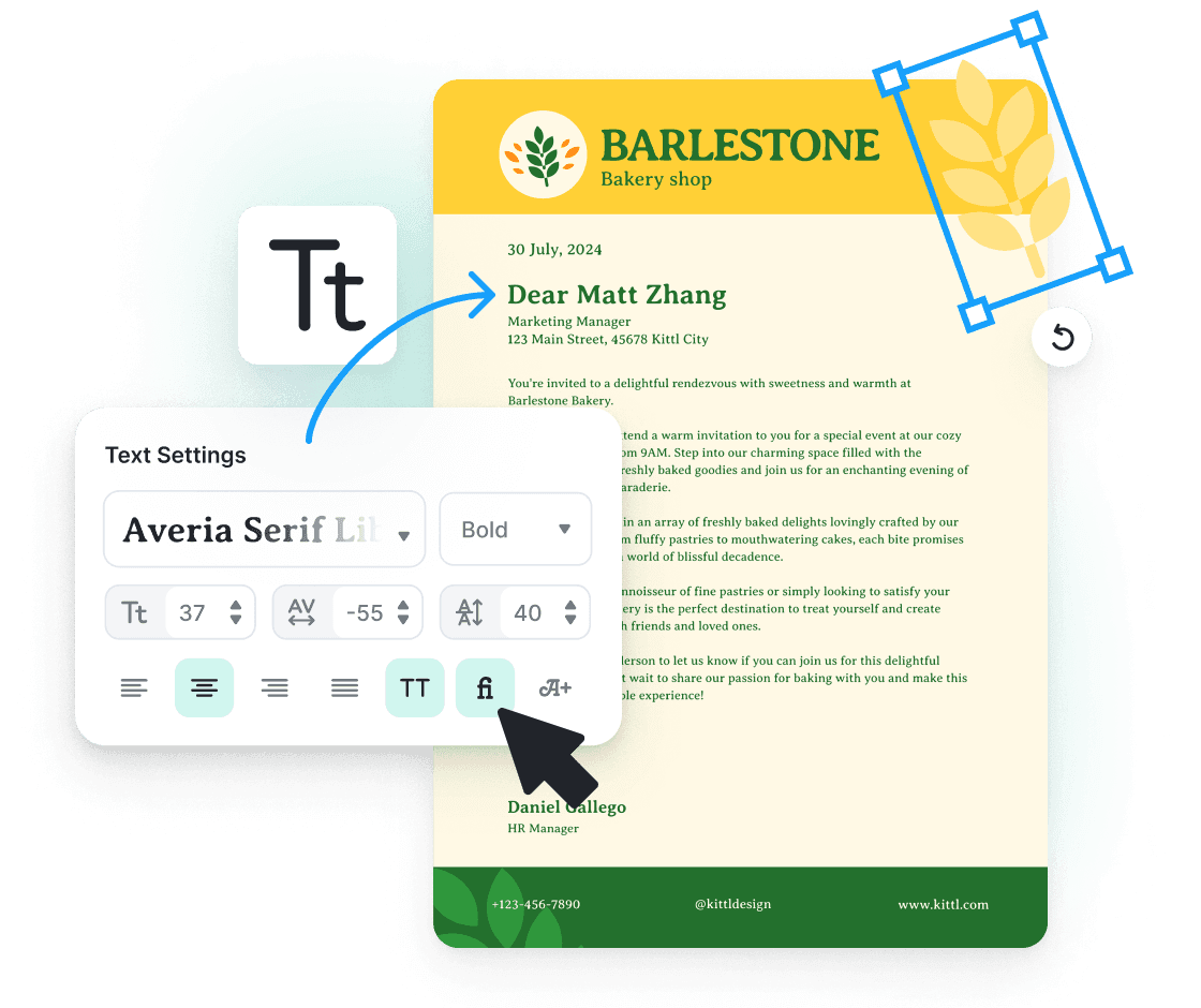 Free Letterhead Design - Create a Custom Letterhead | Kittl