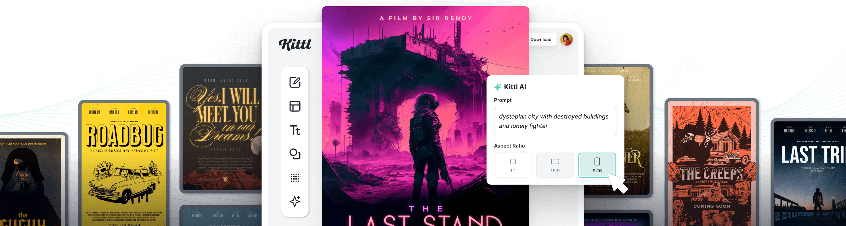 Free Online Movie Poster Maker - Create a Film Poster Kittl
