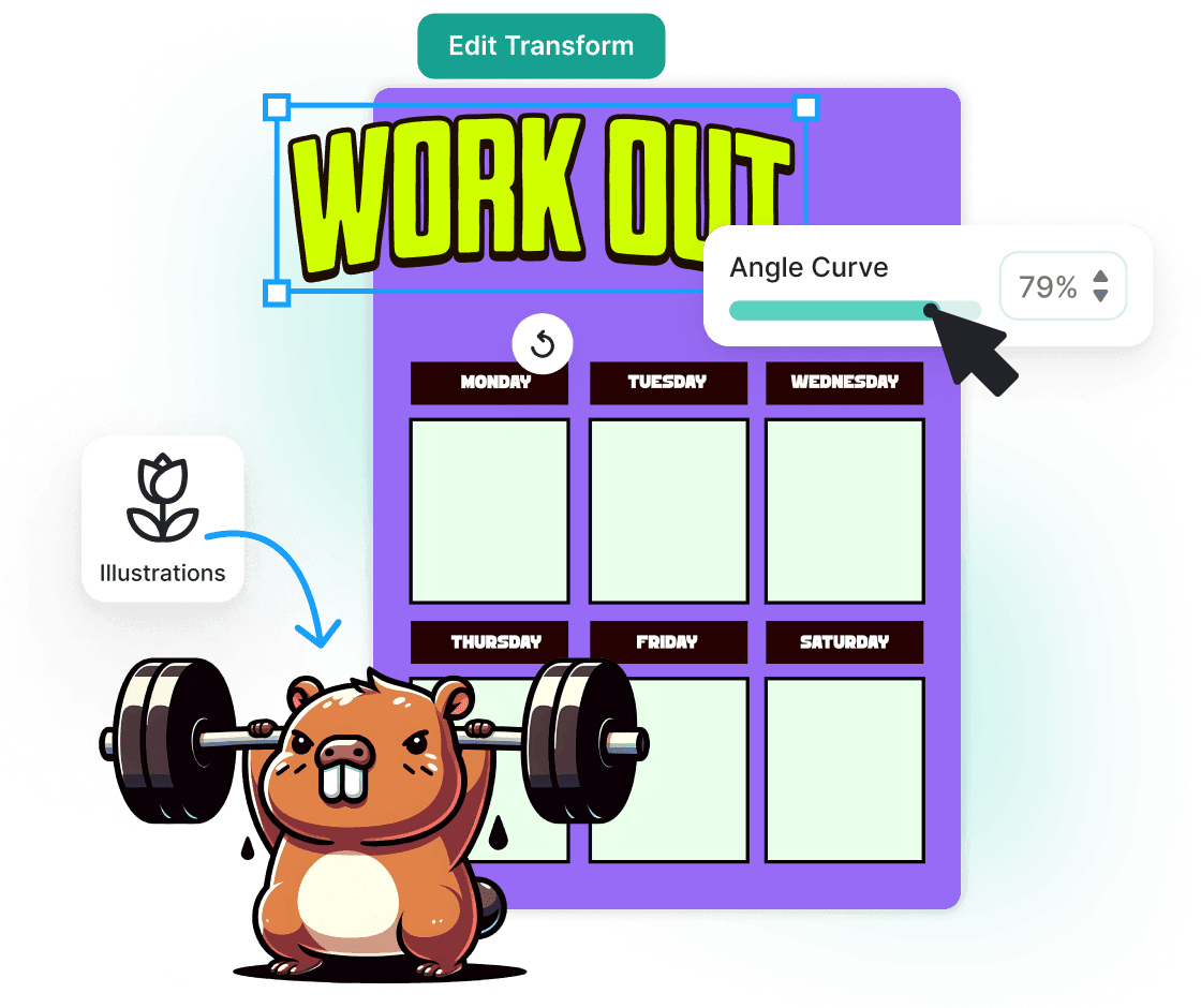 Free Online Planner Maker - Personalize Digital Planners | Kittl