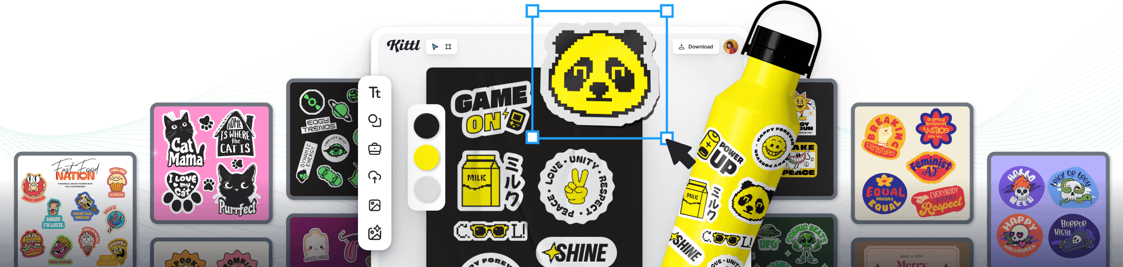 Custom Sticker Maker | Kittl