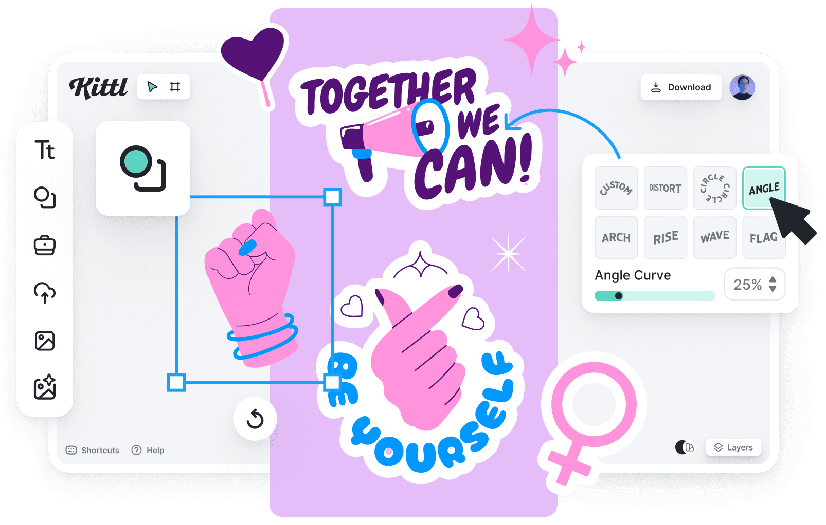Custom Sticker Maker | Kittl