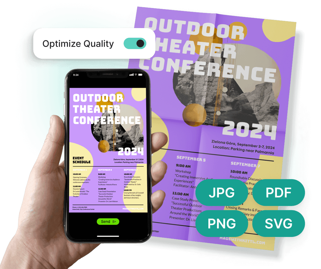 Free Program Maker - Design Personalized Program Online | Kittl