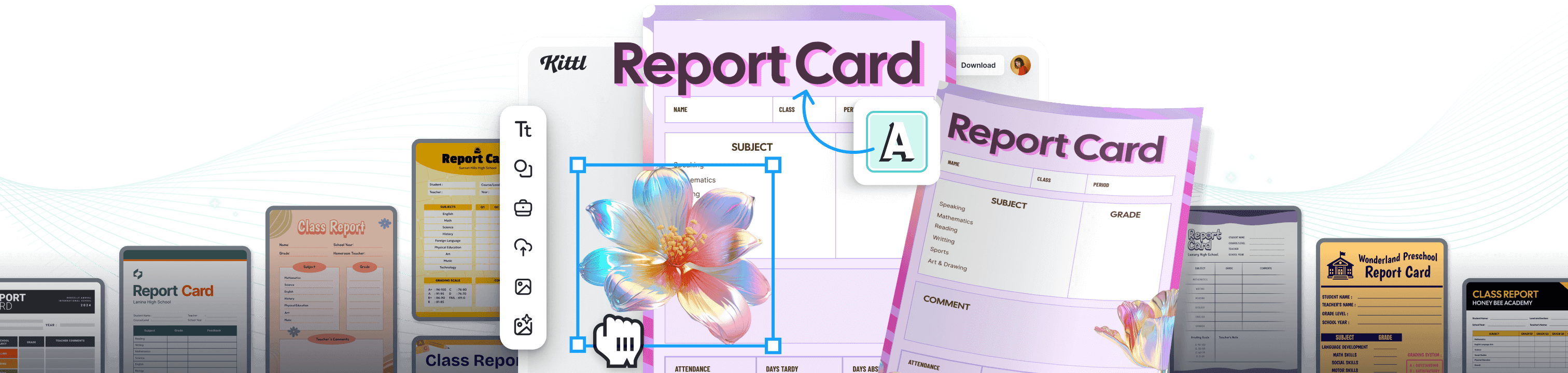 Free Report Card Maker - Create Report Cards Online | Kittl
