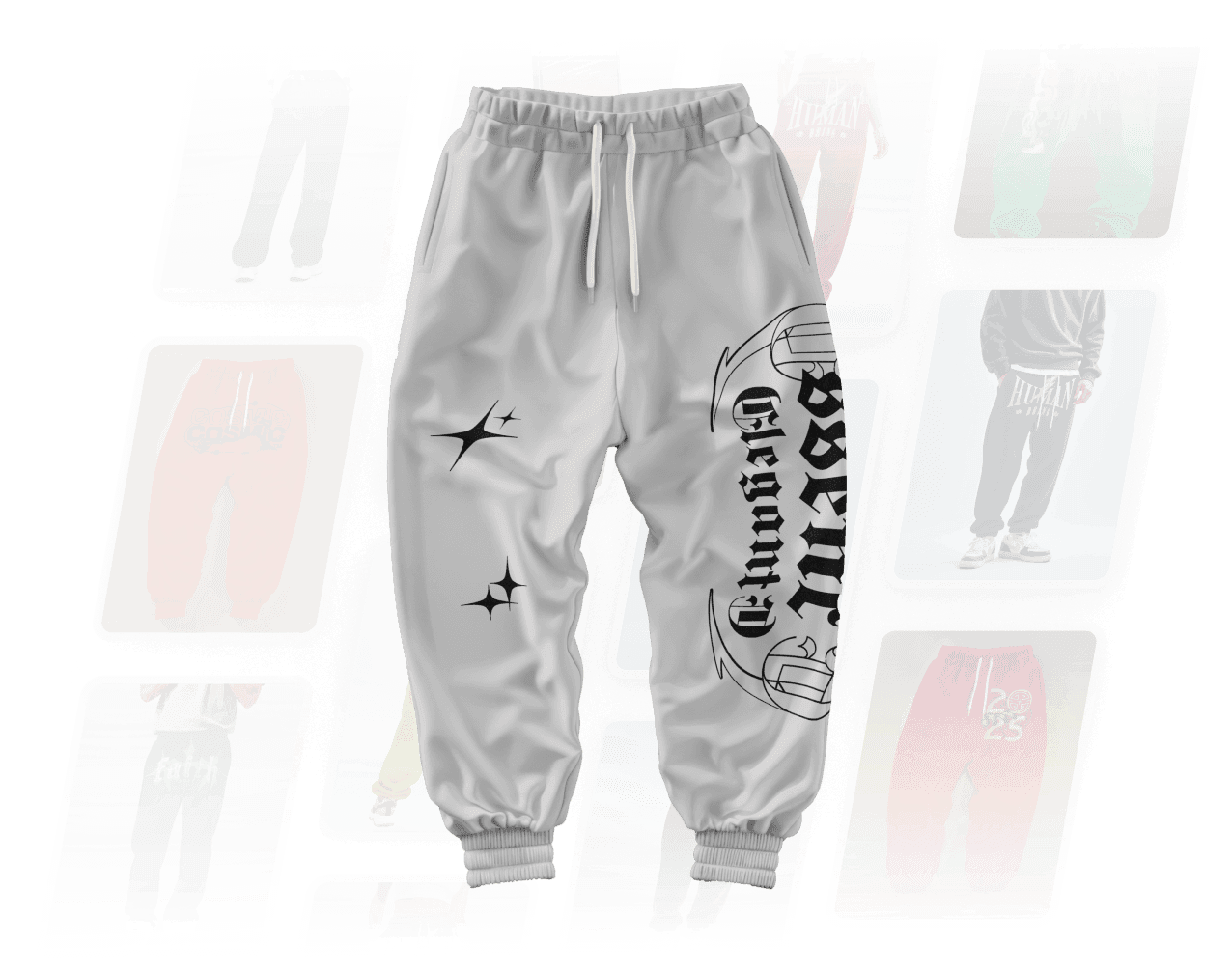 Create Sweatpants Mockups – Free Online Tool | Kittl