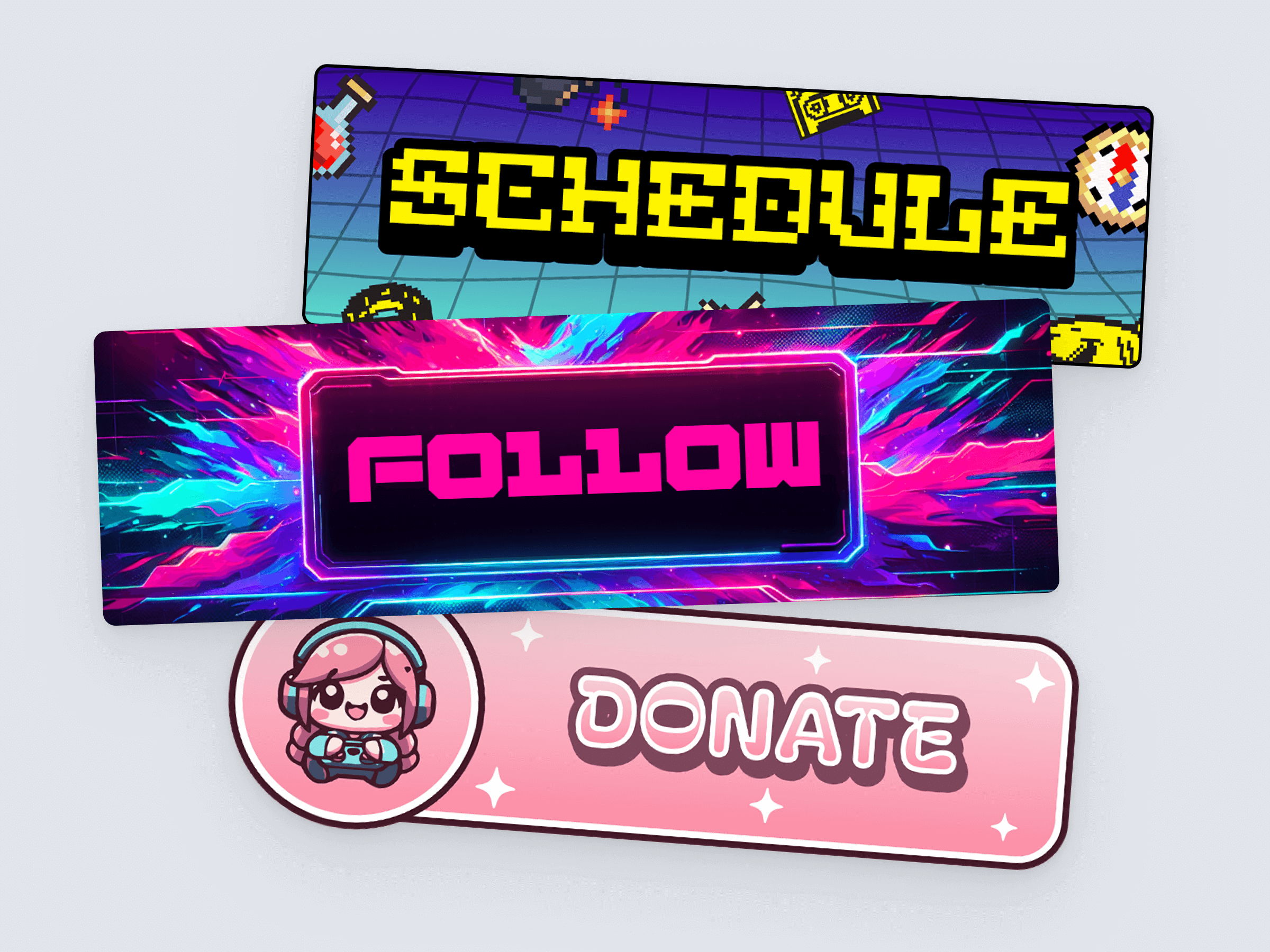 Free Online Twitch Panel Maker | Kittl