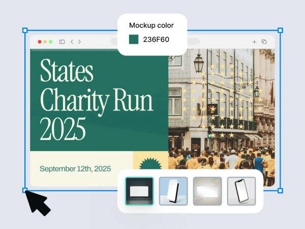 Free Online Mockup Generator | Kittl