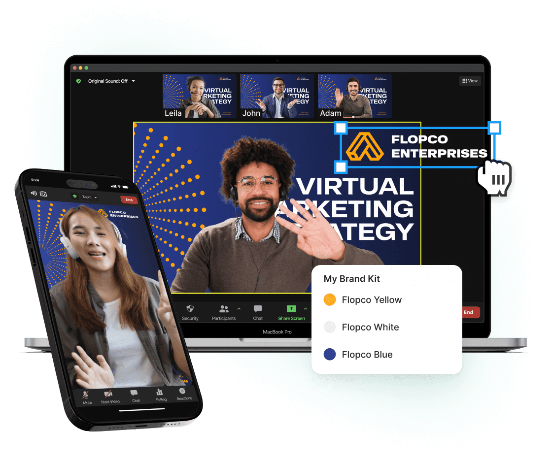 Free Custom Zoom Virtual Background | Kittl